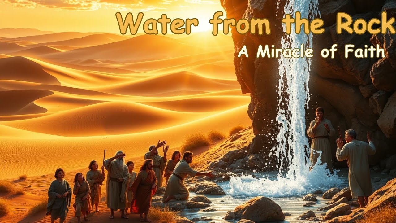 "Water from the Rock: A Miracle of Faith | God's Provision in the ...