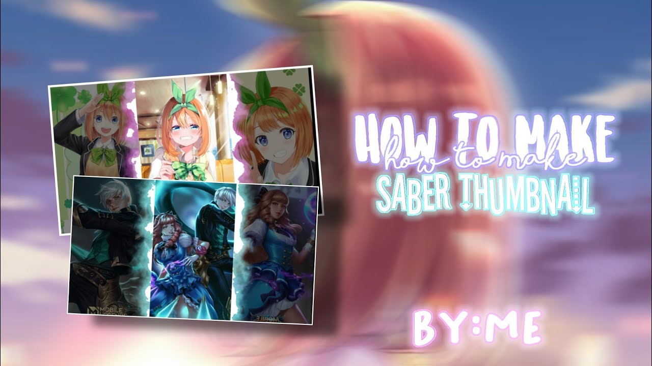 How To Make Saber Thumbnail||Free Preset😗|| - YouTube