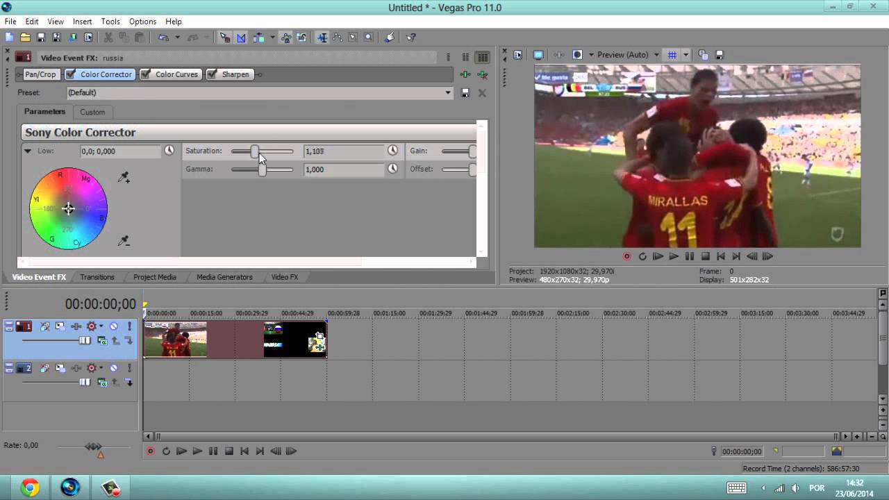 Como deixar uma cor mais viva no seu vídeo usando o SONY VEGAS (Color ...