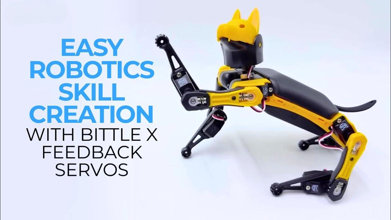 Master Robotics with Petoi Bittle X Robot Dog and Bittle X with a ...