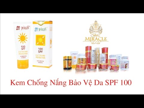 Kem Chống Nắng Bảo Vệ Da SPF 100 EV Princess - YouTube