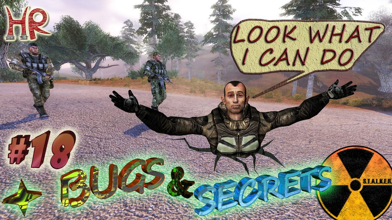 STALKER Bugs & Secrets SoC. Sneak behind Sidorovich, slide, superjump ...