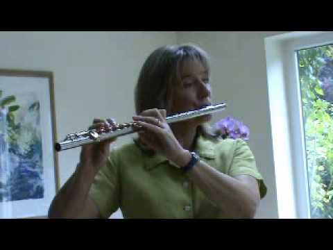 Setting the correct headjoint position for the flute - YouTube