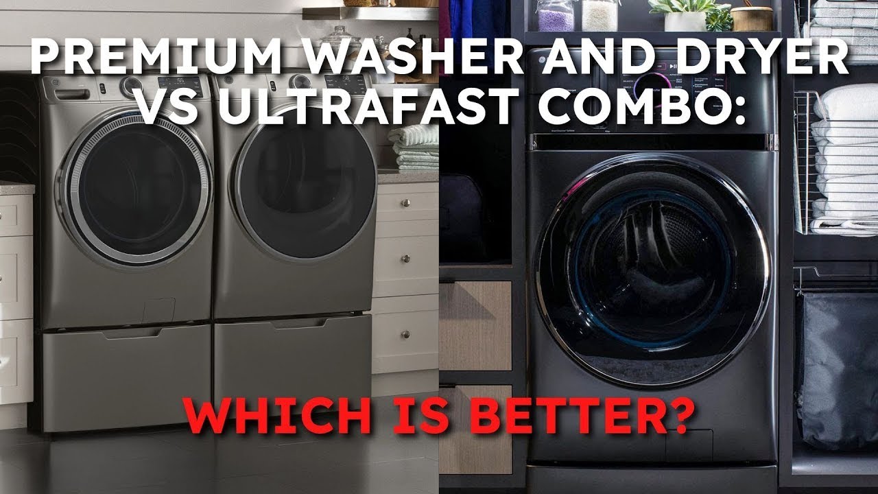 GE Profile UltraFast Combo vs a Regular GE Washer and Dryer - YouTube