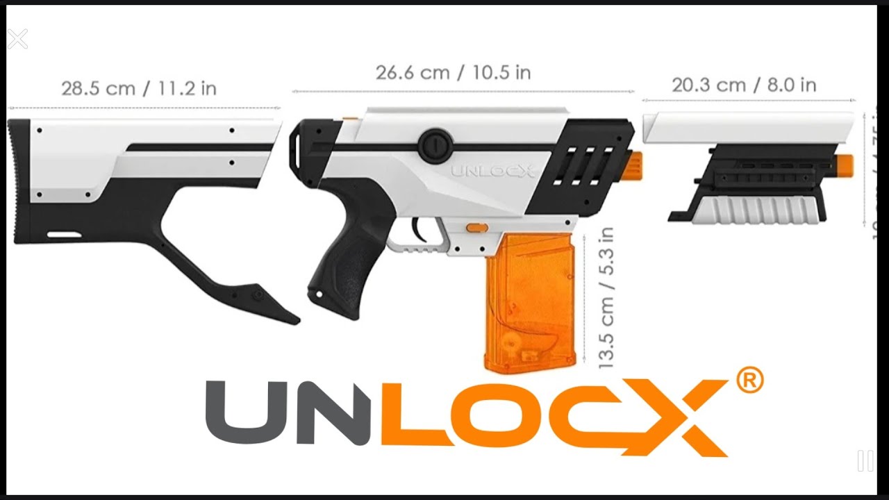UnlocX 4-In-1 Gel Blaster - YouTube