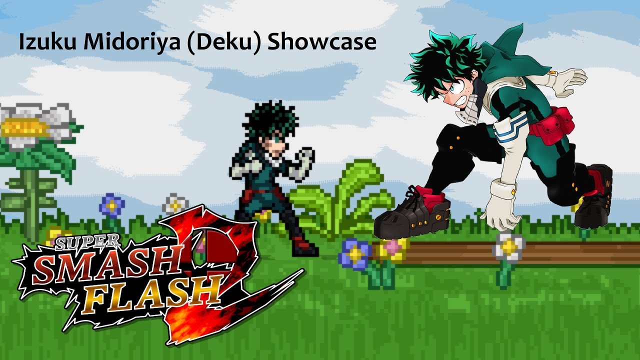 SSF2 Mods - Izuku Midoriya (Deku) Showcase - YouTube
