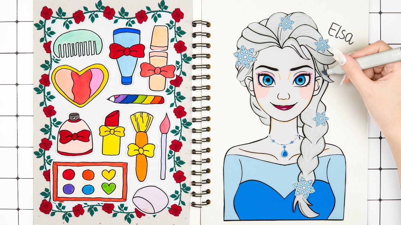 73 Minutes Satisfying [🌸How To Paper DIY🌸]- Make Up Elsa Princess ...