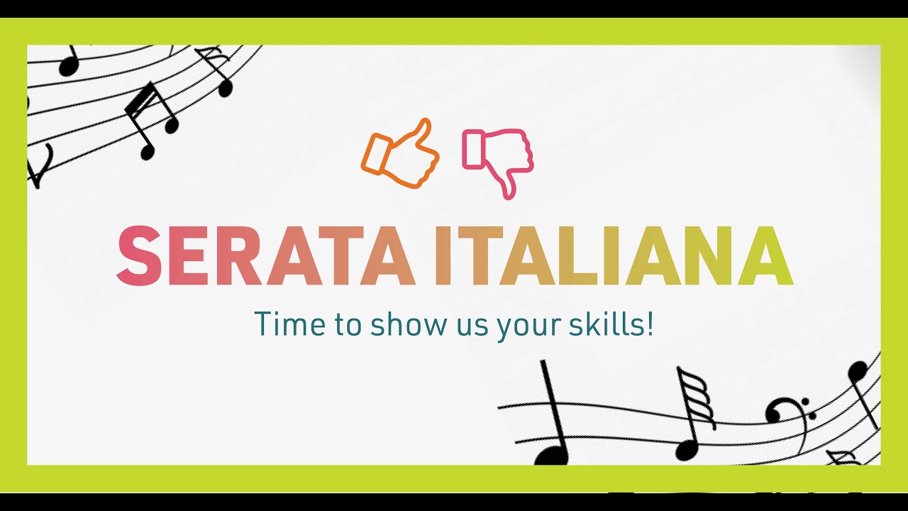 Opening video "Virtual Serata Italiana - Spring 2021" - YouTube