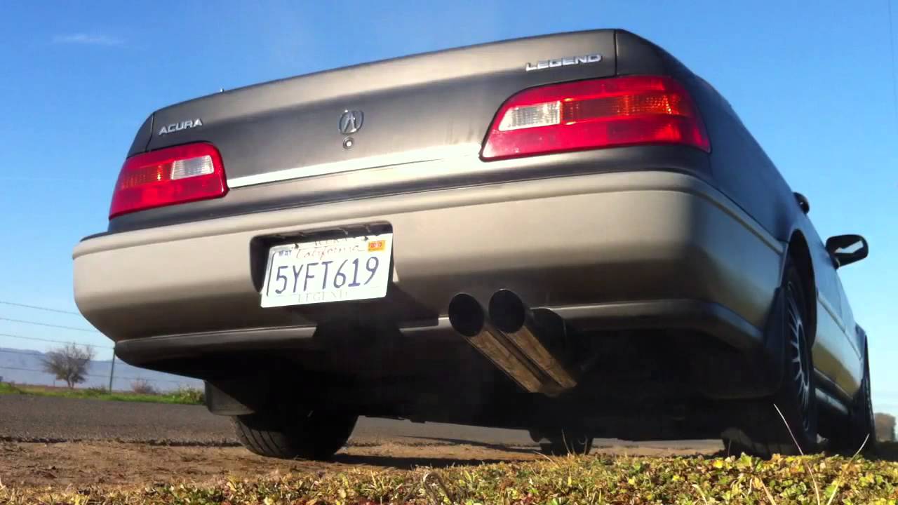 Acura Legend custom exhaust KA7 - YouTube