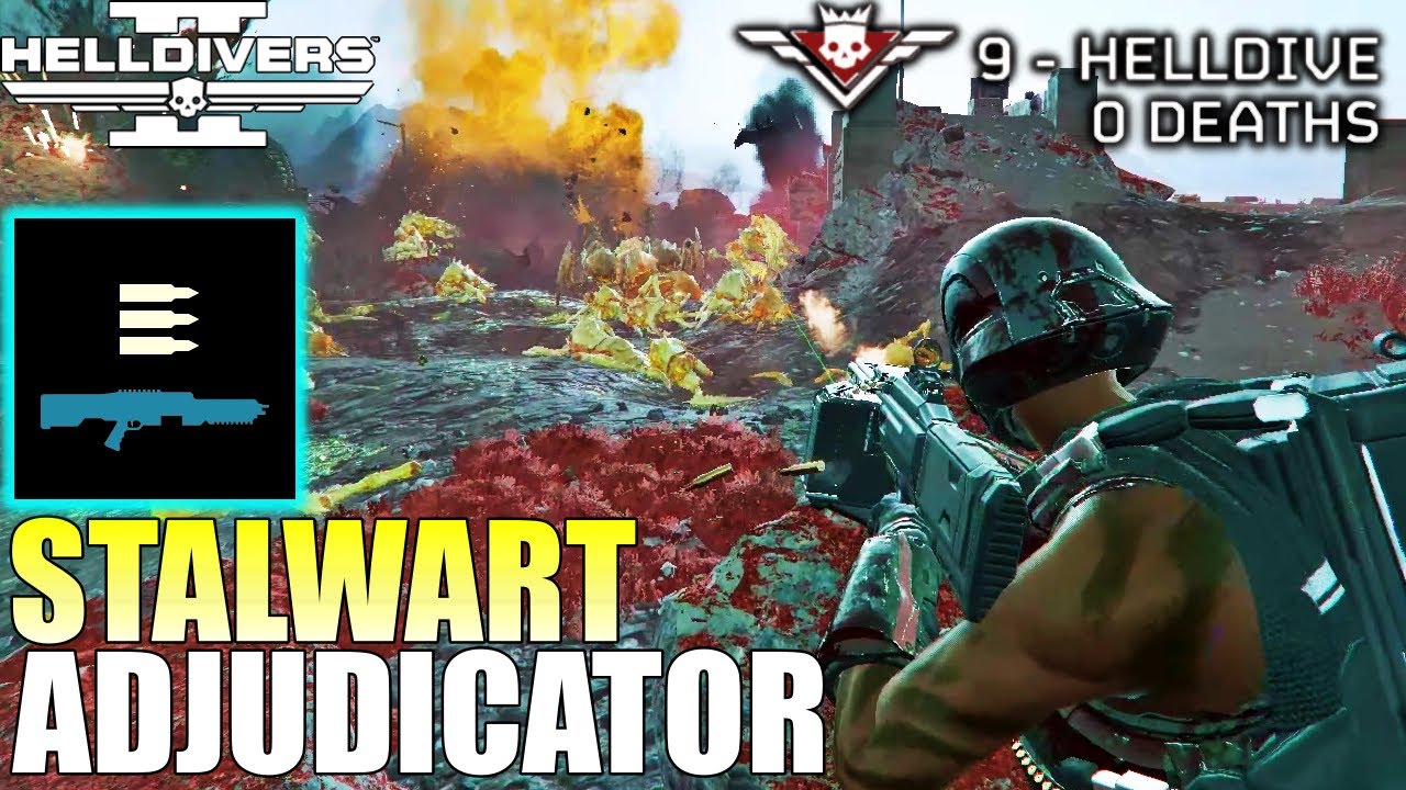 Helldivers 2 - Stalwart and Adjudicator Gameplay (No commenatry, Max difficulty, No deaths ...