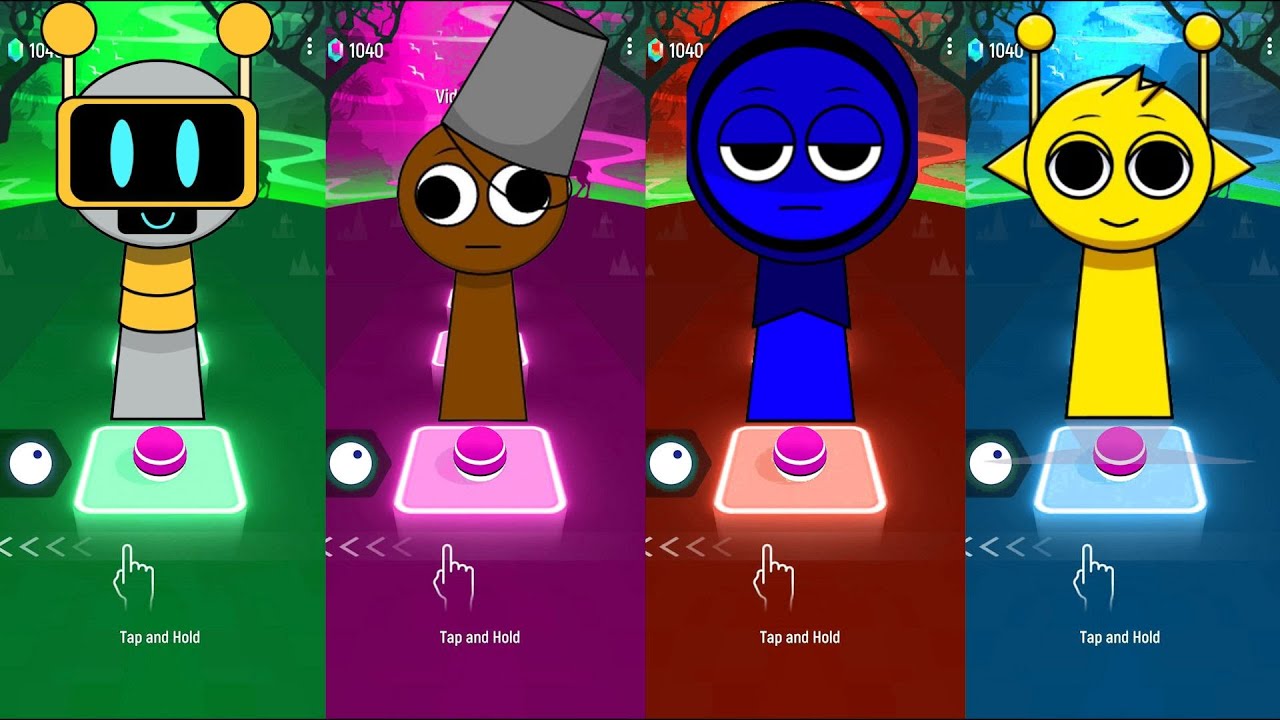 Sprunki Songs Fun Bot vs Brood vs Simon vs Jevin - YouTube