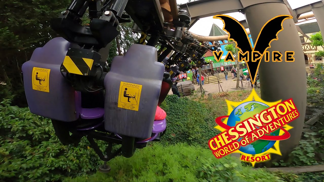 Vampire Ride : Chessington World Of Adventures : 7th Row - YouTube