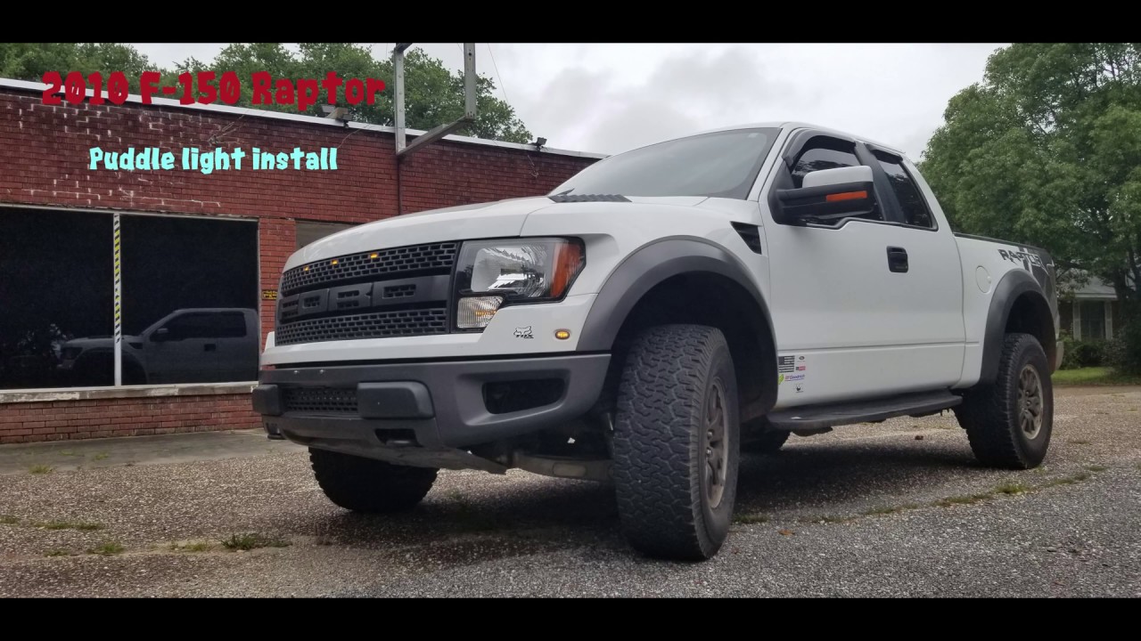 2010-14 Ford F-150 SVT Raptor LED running board lights install - YouTube