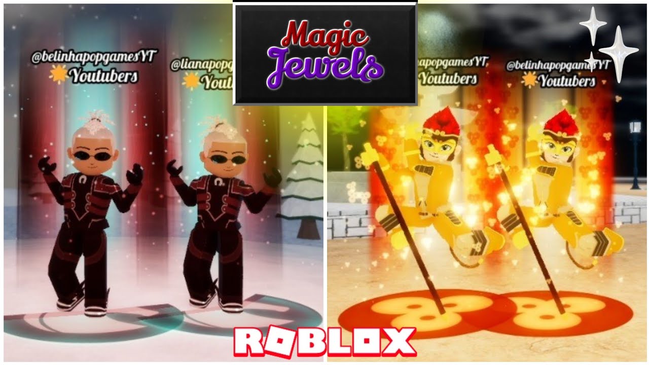 MAGIC JEWELS - *INÉDITO* TRANSFORMAÇÕES EM DUPLA!!! - Roblox - YouTube