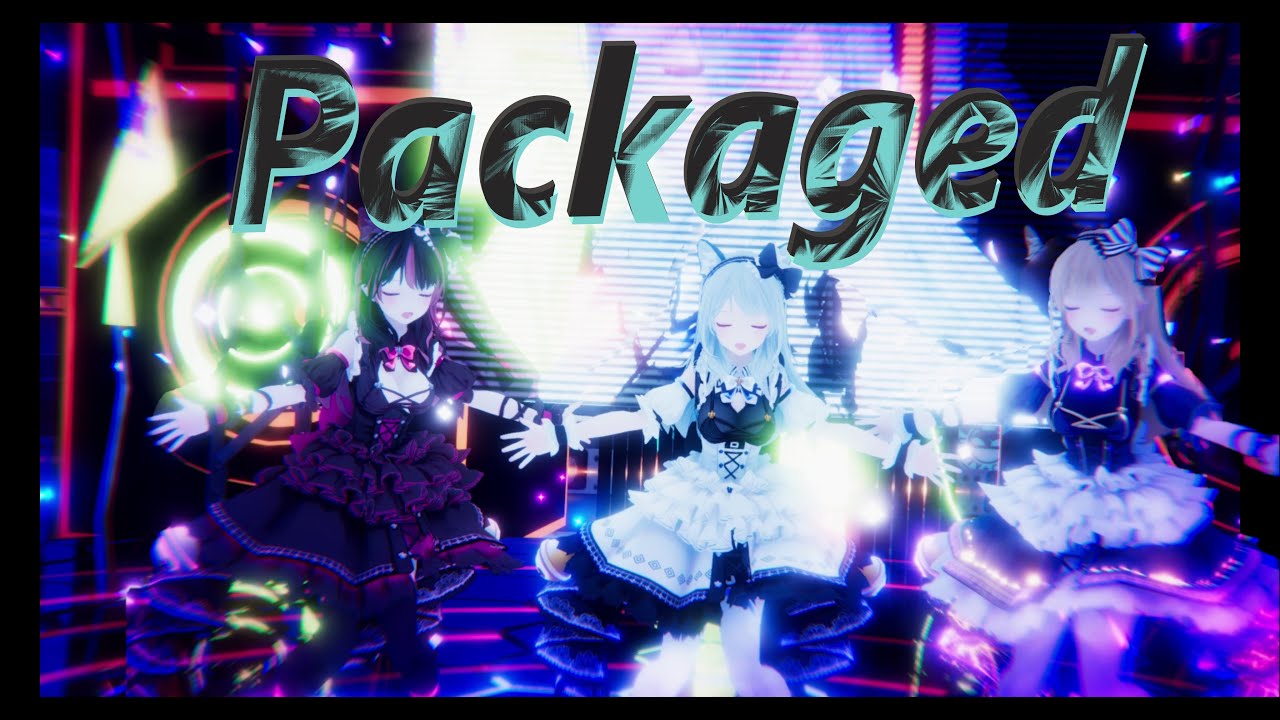 【MMD】『Packaged』 「NecoMaid/NecoLong+アイドル改変に踊ってもらった」 4K - YouTube
