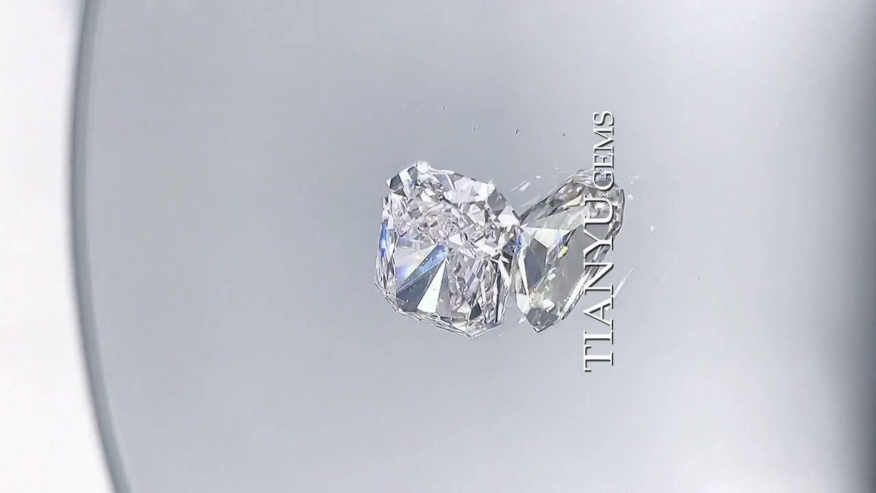 3CT H Color SI1 Clarity Radiant Cut Lab CVD Diamond With IGI Certified ...