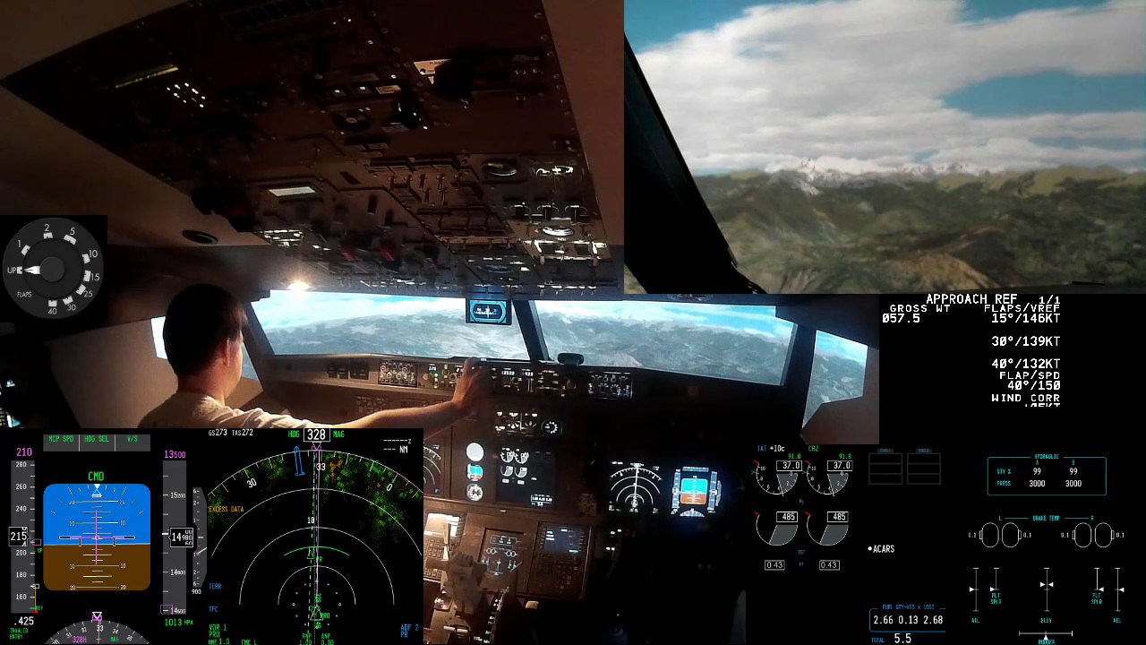 Paro [VQPR] - VOR DME - visual approach runway 15 - YouTube