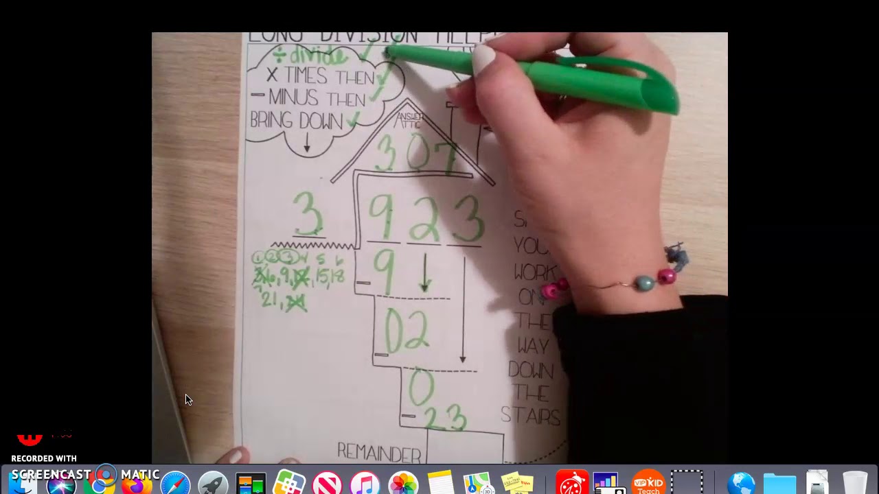 Long Division Helper House - YouTube