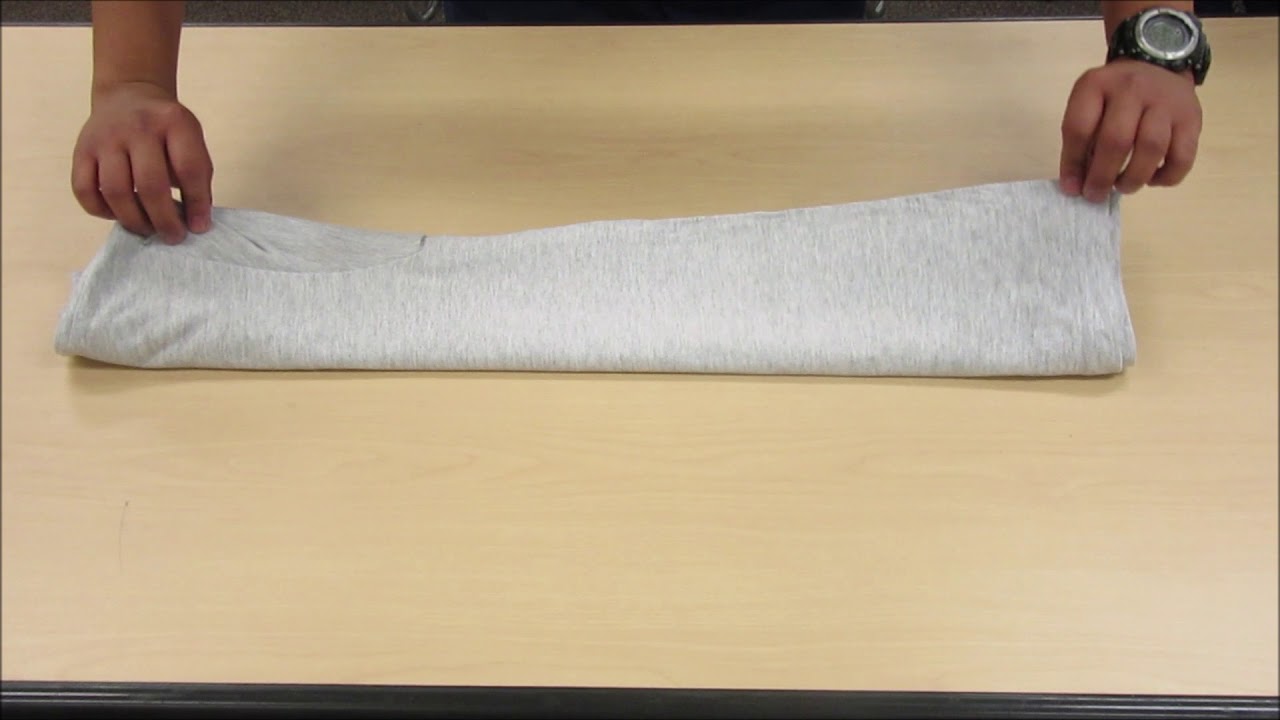 Shirt Folding - Instructional - YouTube