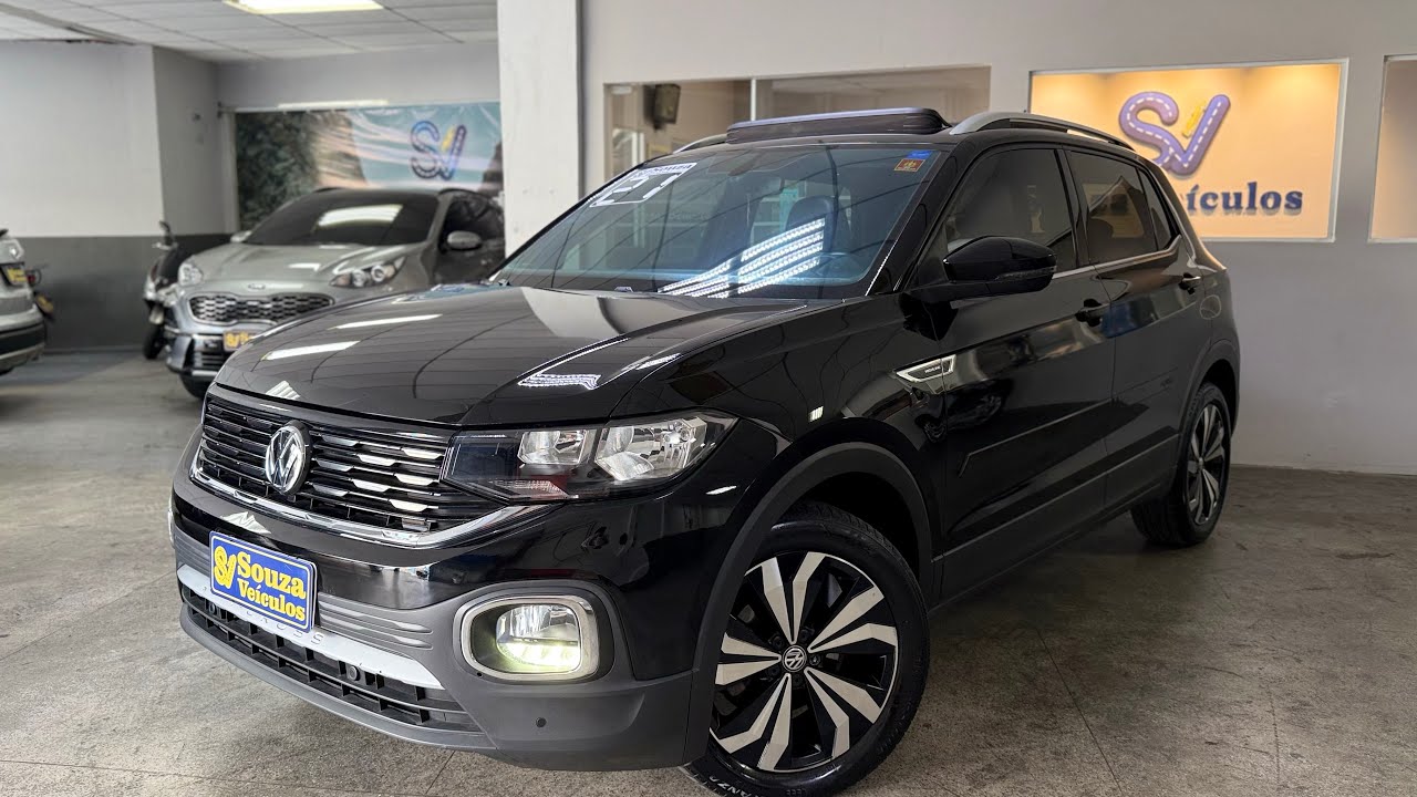 Volkswagen T-Cross 1.4 250 Tsi Highline Automático. 2021- Com Teto ...