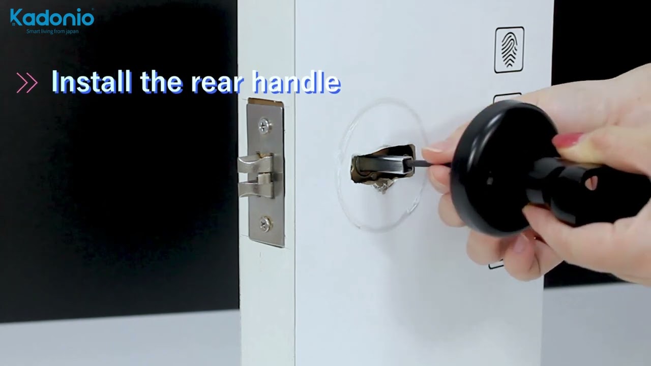 KS L401 Kadonio Smart Lock Installation Tutorial - YouTube