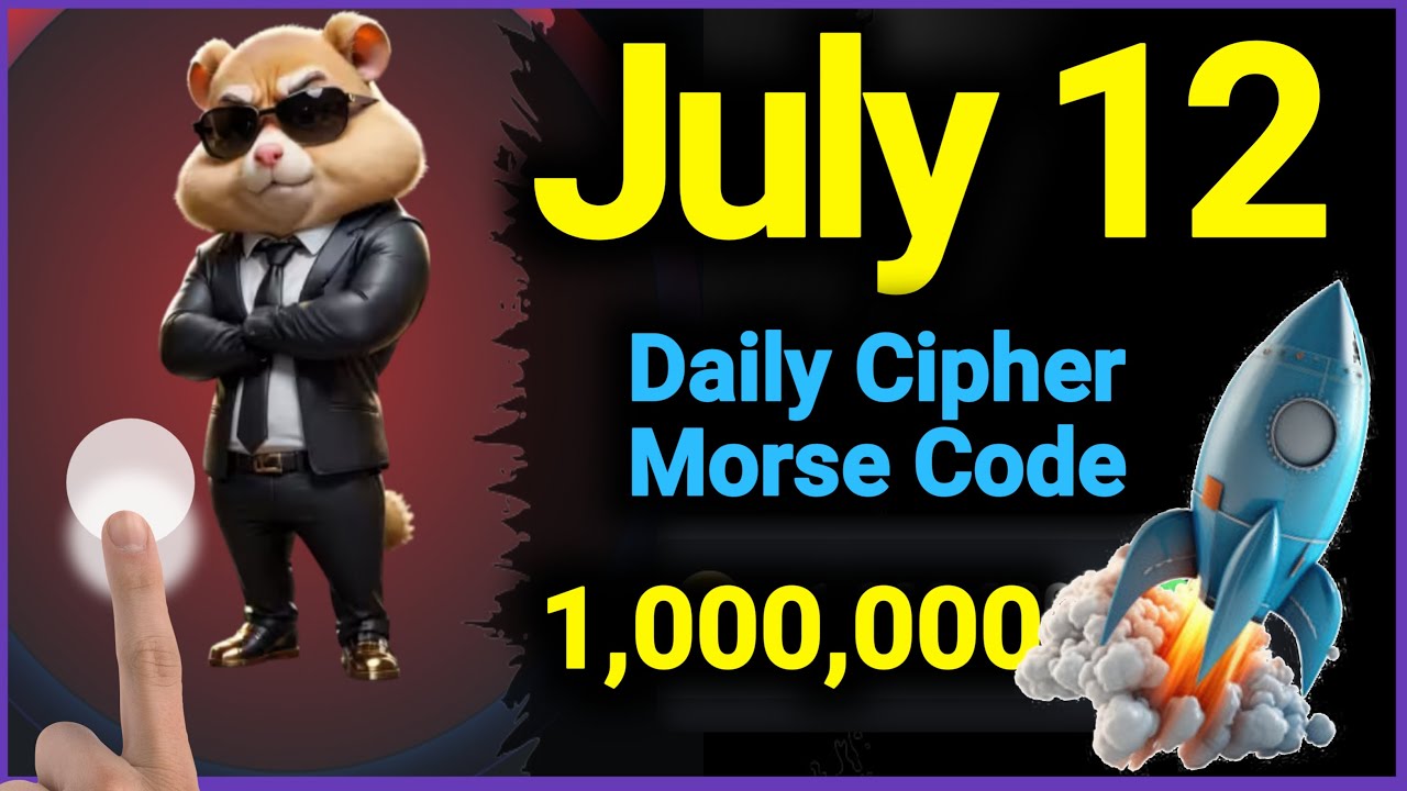 12 July Daily Cipher Code Hamster Kombat Today - YouTube