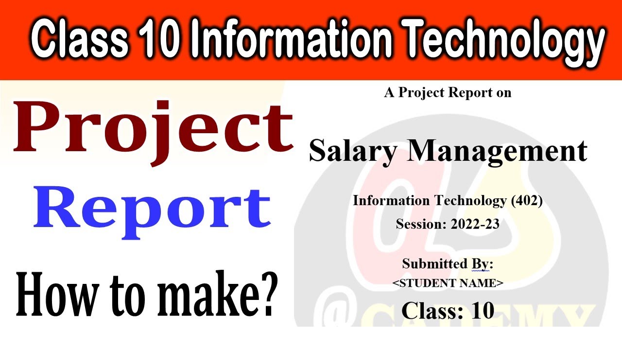 Salary Management Project Report for Class 10 Information Technology ...