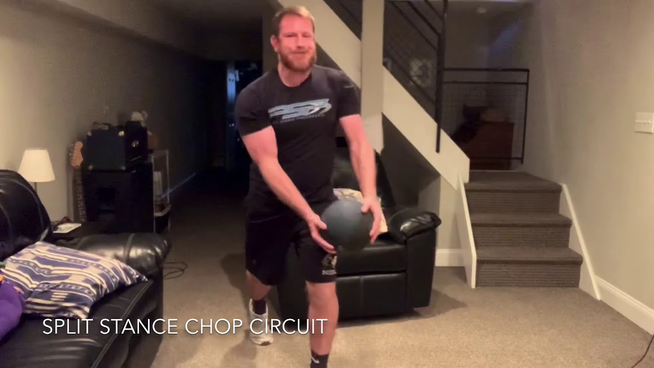 Split Stance Chop Circuit - YouTube