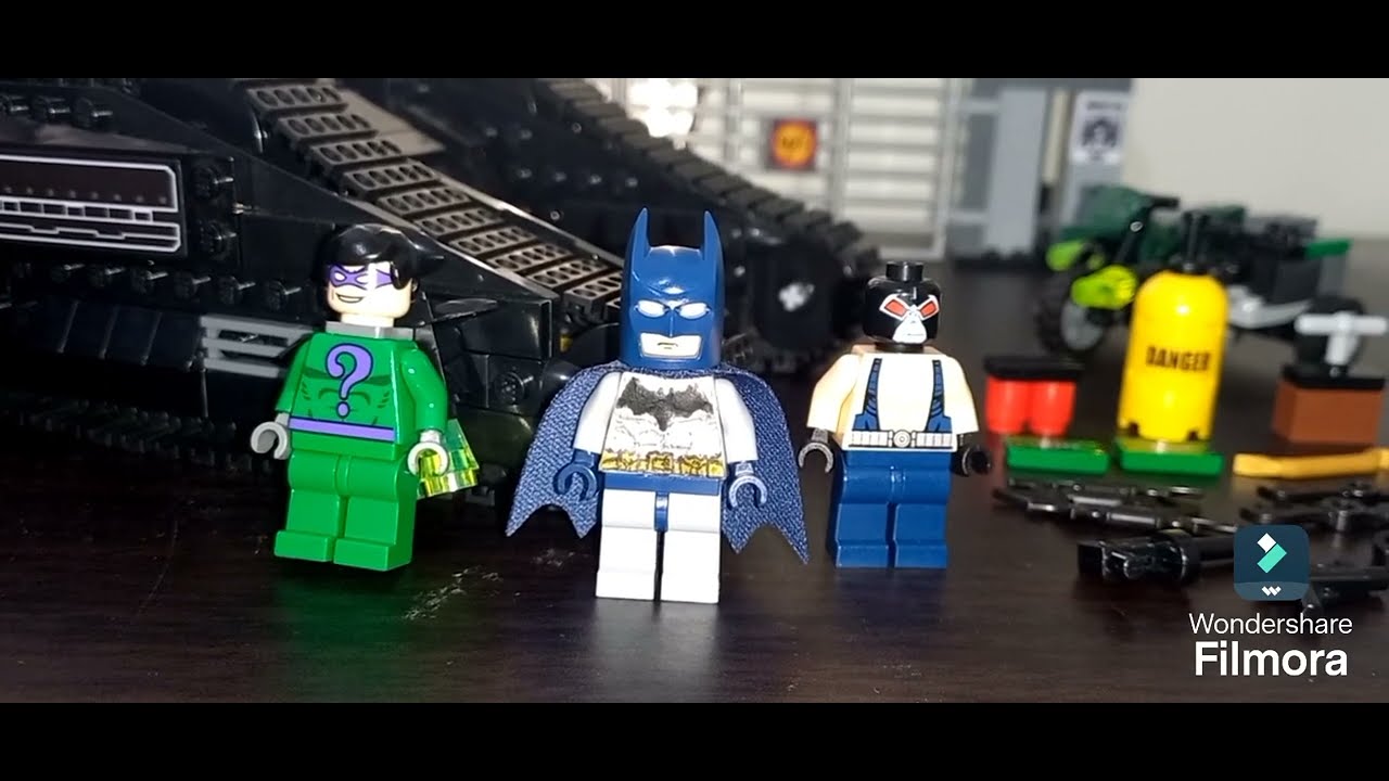 Lego Batman 2007 7787 The Battank The Riddler And Bane's Hideout Set ...