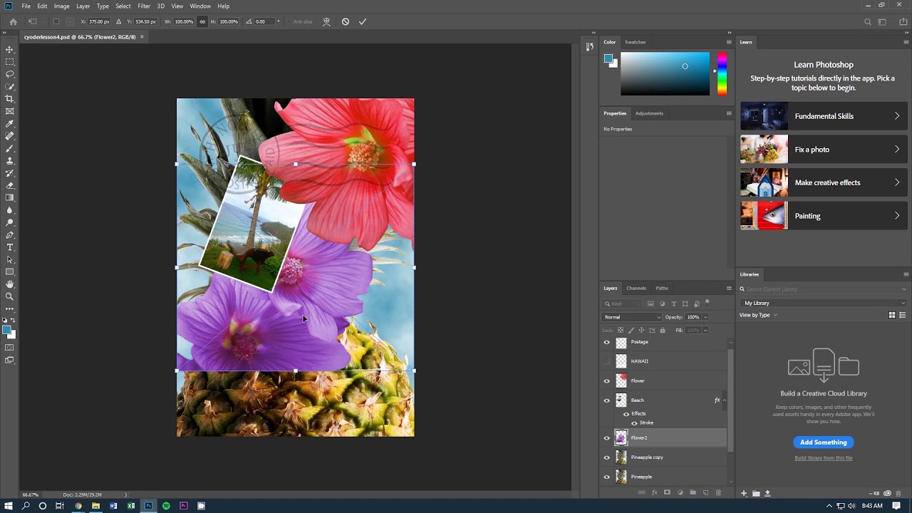 Photoshop Lesson 4 - YouTube