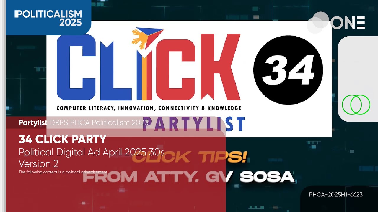 CLICK PARTY Partylist Political Digital Ad April 2025 30s (Version 2 ...