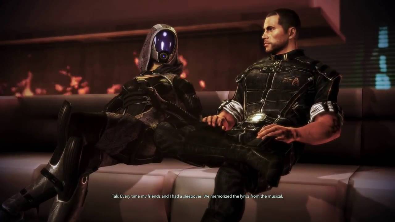 Mass Effect 3 Citadel Dlc Tali Singing Youtube
