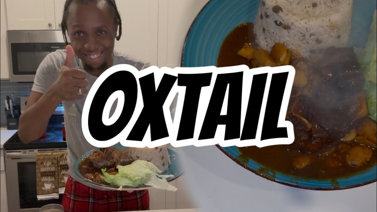 Cooking Oxtail And Gunga Peas From Scratch - YouTube