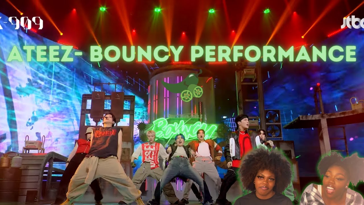 TWINZ REACT TO ATEEZ "Bouncy" Performance Video!!! - YouTube