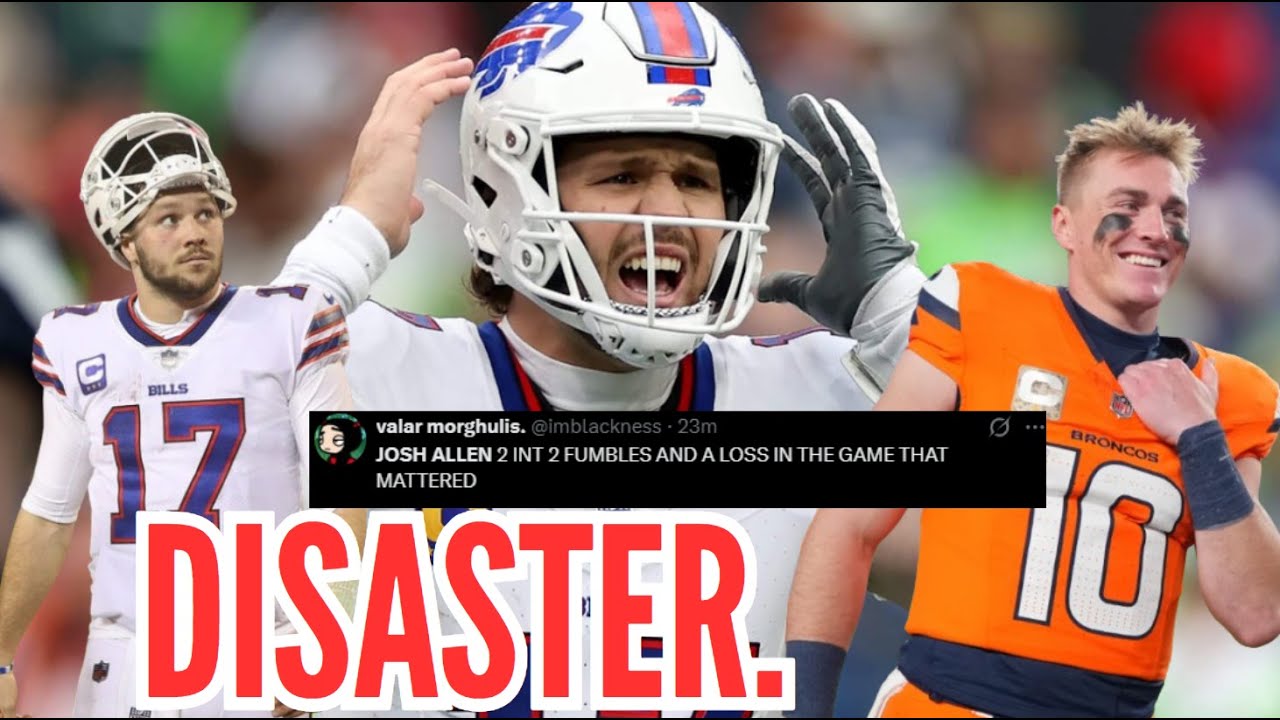 Josh Allen FAILS MISERABLY AGAIN! Playoff Failures WILL HAUNT HIM FOR A ...