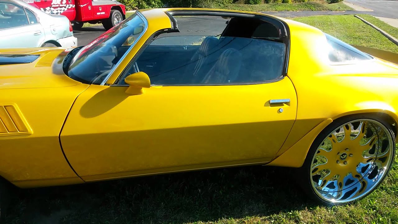 COLD! Kandy Camaro Z28 on 26" Forgiato Grasseto's! - YouTube