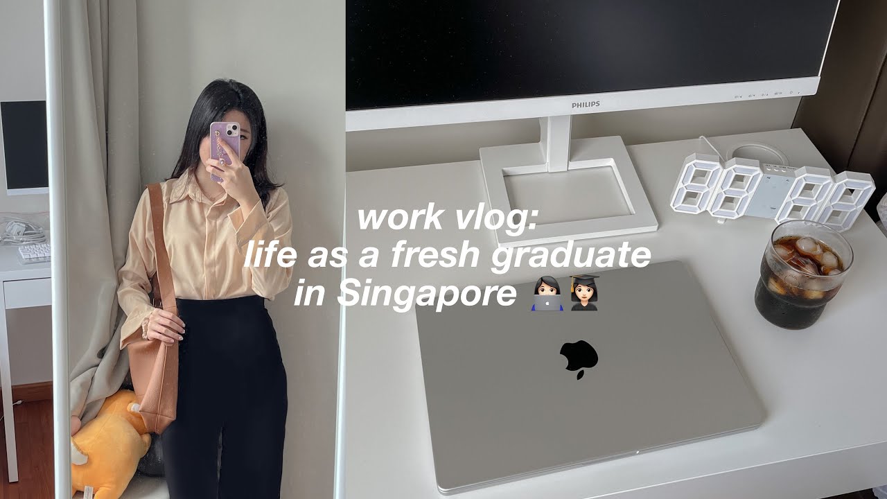 work week in my life: life as a fresh graduate in singapore 👩🏻‍💻👩🏻‍🎓 ...