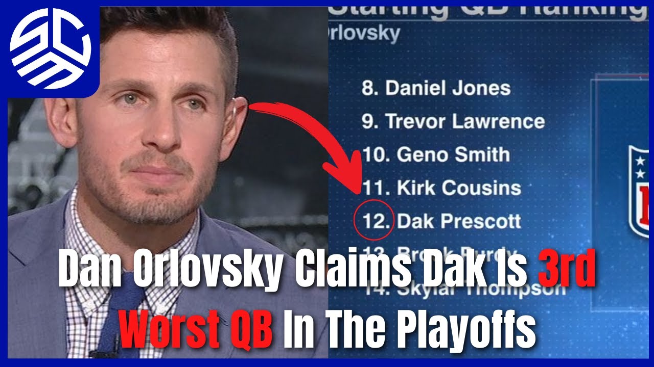 Dan Orlovsky Claims Dak Prescott Is The 3rd WORST QB In The NFL ...