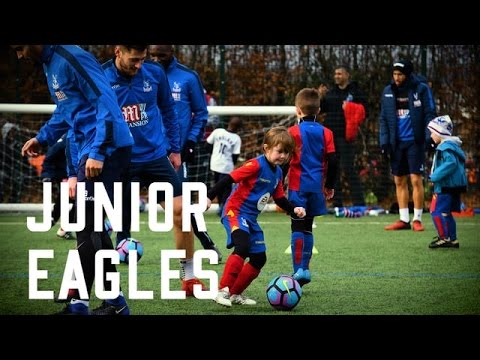Junior Eagles | Training with Players - YouTube