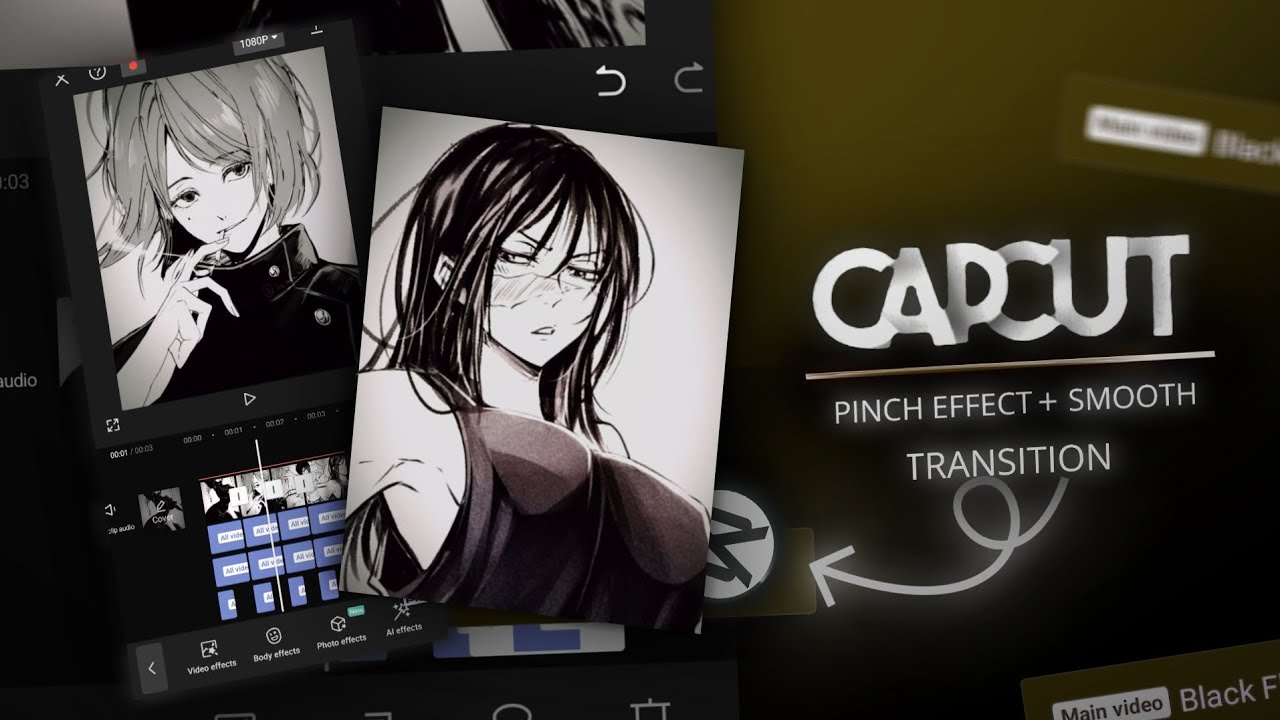 Pinch EFfect + Smooth Transition | CapcutTutorial - YouTube