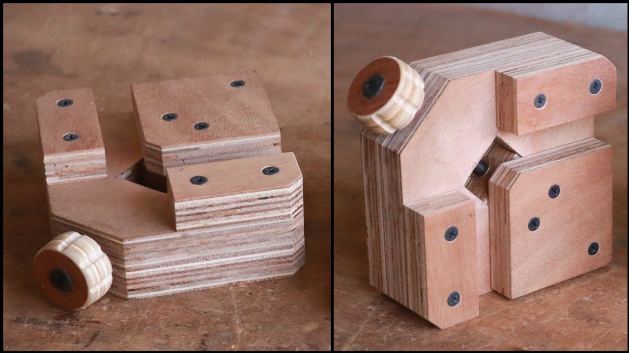 How to make a perfect Corner Clamp - Unique design - YouTube