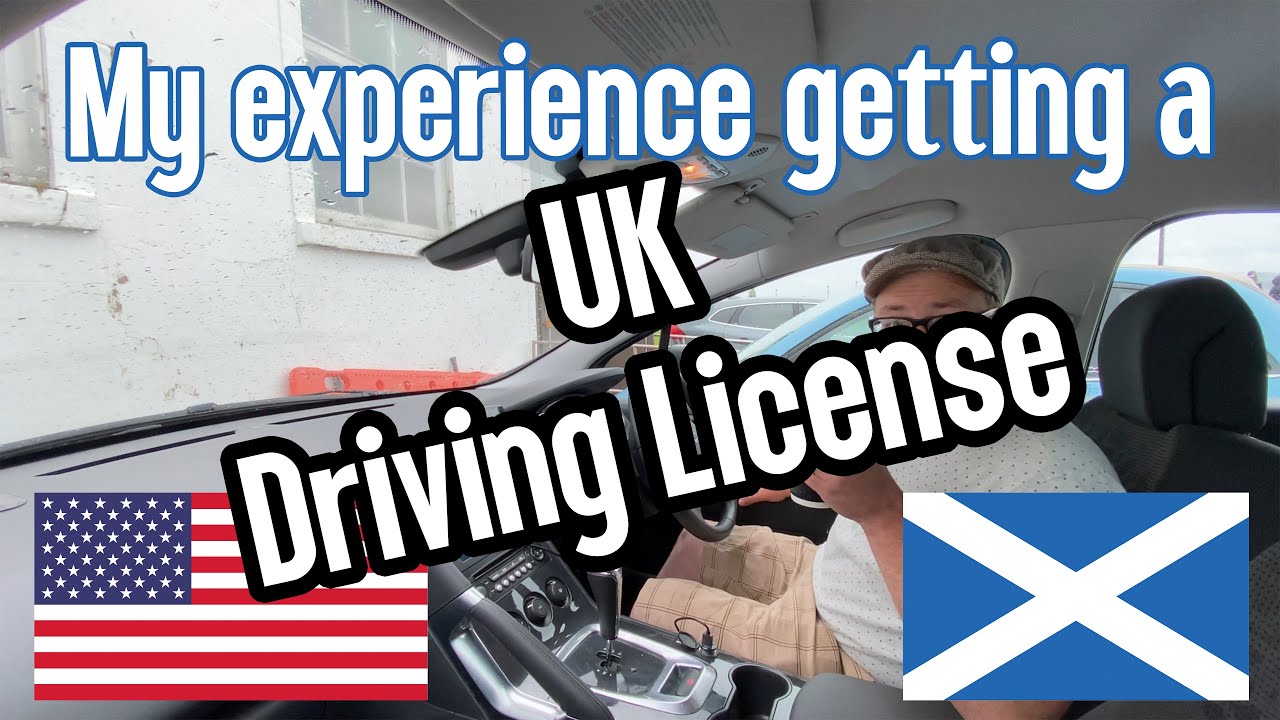 American Expat process for getting UK driving license in Scotland - YouTube