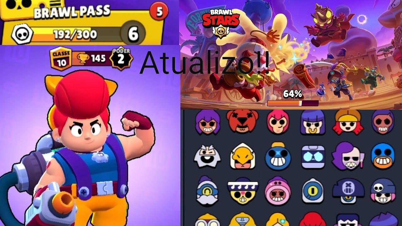 Atualização do brawl(Nova pan,zona estratégica,emojis e muito mais ...