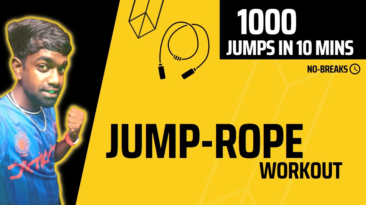 1000 Jump Rope Skips in 10 mins - YouTube