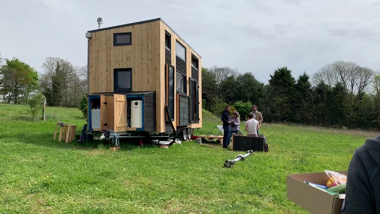 LowTech Lab Tiny House prototype under construction - YouTube