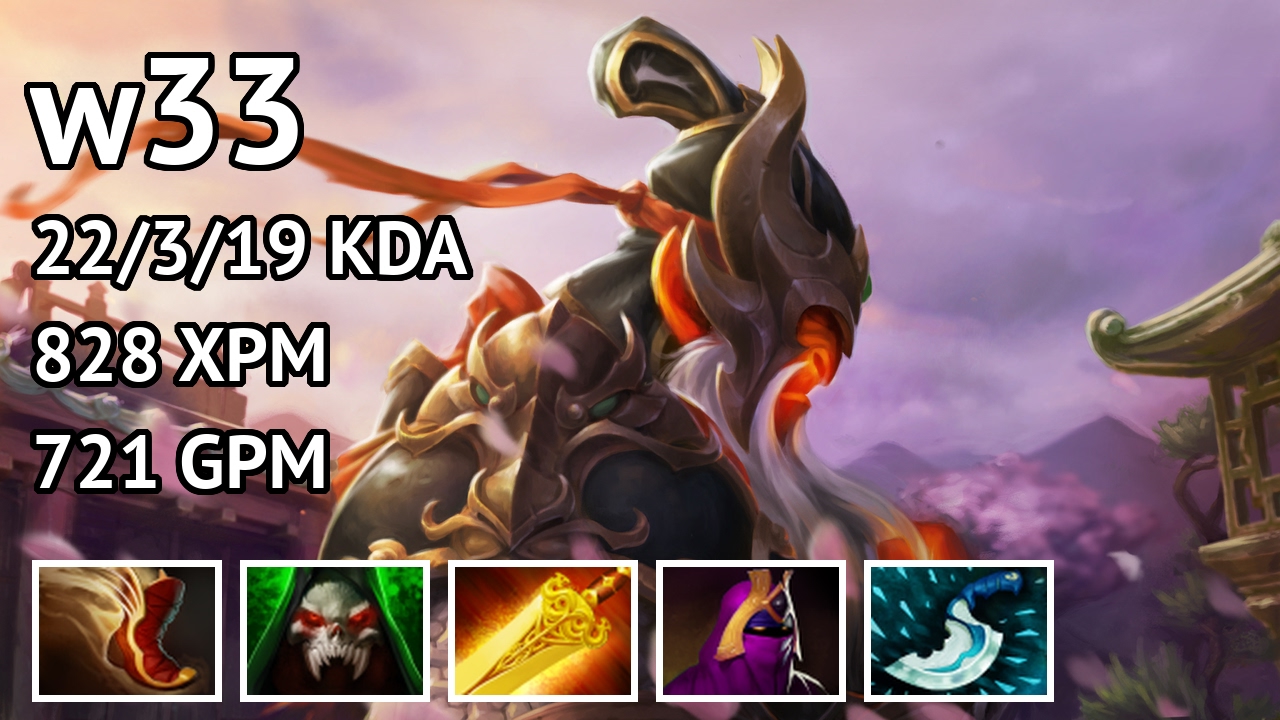 Dota 2 w33 - Ember Spirit highlights - Game 2954667473 - YouTube