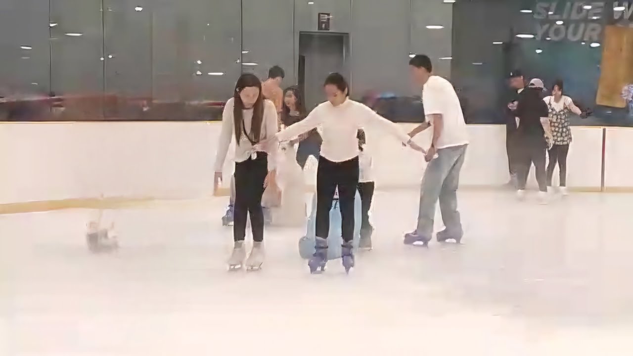 Part-2 | Ice Skating Lesson| My niece 1st session w/ coach | Nhitz TV ...