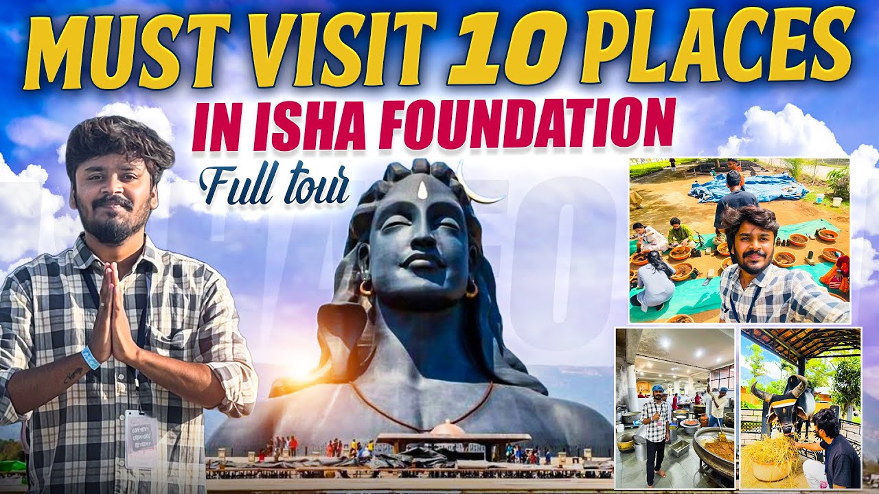 Must visit 10 places on Isha foundation Coimbatore | YATHRIKULU | - YouTube