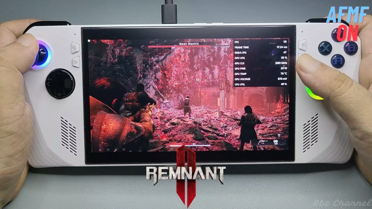 ROG Ally Z1 Extreme: Remnant 2 with AFMF ON. Stable 60 Fps Rog ally ...
