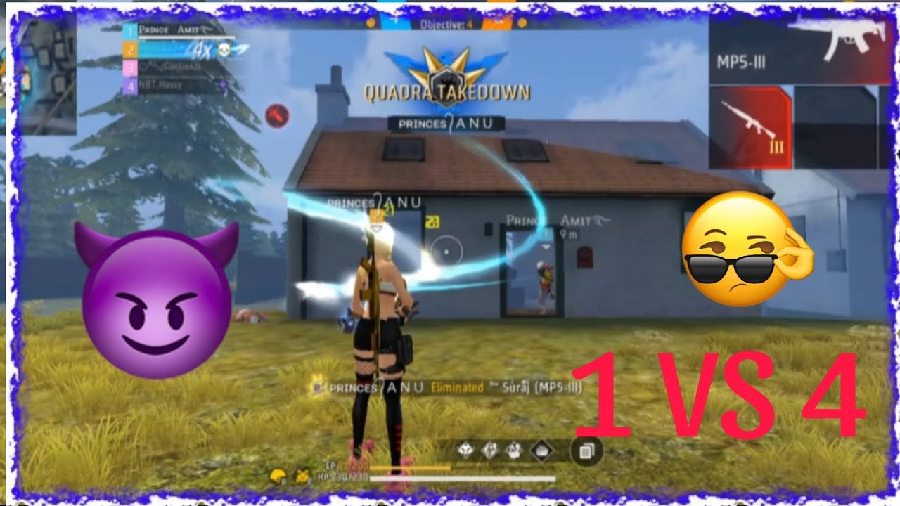 SOLO VS SQUAD GAME PLAY GARENA FREE FIRE|| Princes Anu FF|| - YouTube